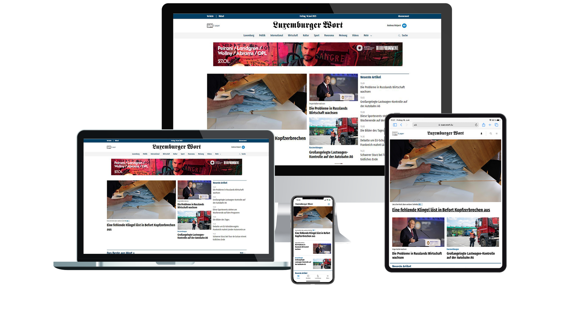 Wort.lu präsentiert sich im neuen Look | Luxemburger Wort