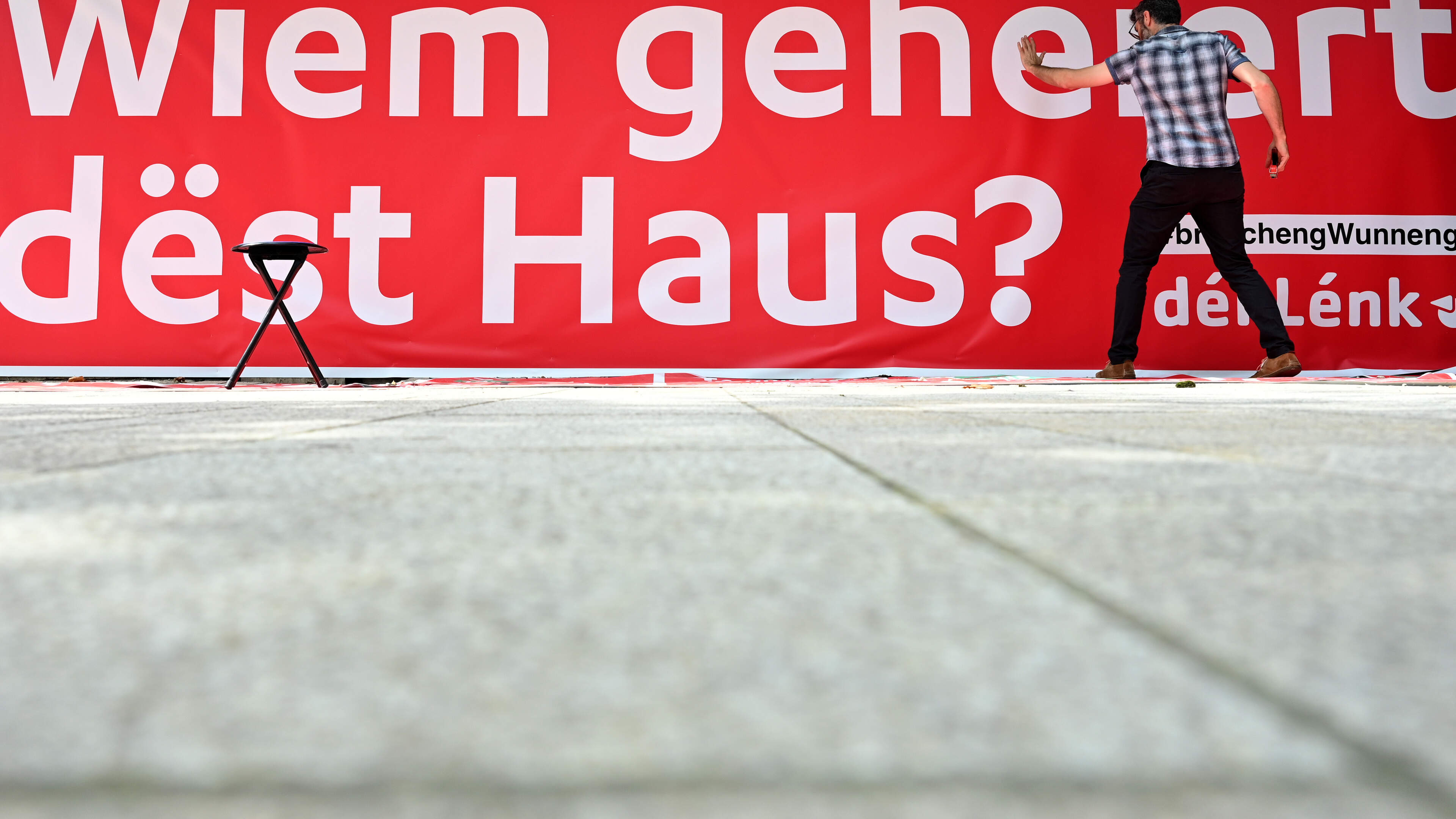 Déi Lénk wollen wissen: „Wiem gehéiert dëst Haus?“ | Luxemburger Wort